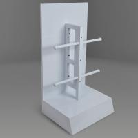 China Lithium Battery Pop Pos Display Demountable JMT Battery Display Rack Metal For Battery Store for sale
