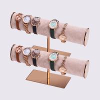 China Watch Point Of Purchase Pop Display Luxury Store T Bar Bracelet Jewelry Holder for sale