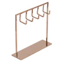 China Stainless Steel Bracelet Rack Stand Jewelry Holder Necklace Display Rack for sale