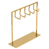 China Stainless Steel Bracelet Rack Stand Jewelry Holder Necklace Display Rack for sale