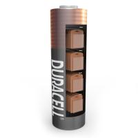 China AAA Battery Point Of Sales Displays Counter Display Stand With Hanging Hooks for sale