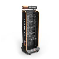 China AAA Battery Point Of Sales Displays Counter Display Stand With Hanging Hooks for sale