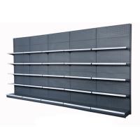 China Metal Free Standing Pegboard Display Supermarket For Snacks for sale