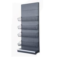 China Metal Free Standing Pegboard Display Supermarket For Snacks for sale