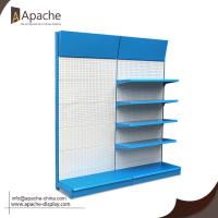 China Customized Pop Pos Display Standing Pegboard Metal Display Stands With Wheels for sale