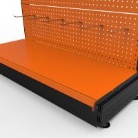 China Supermarket Pop Pos Display Gondolas Tool Display Rack Metal Tool Customized Logo for sale
