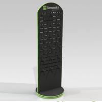 China Homeware Point Of Purchase Pop Display Double Side Pegboard Rotating Display Stand for sale
