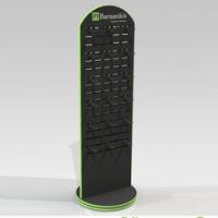 China Homeware Point Of Purchase Pop Display Double Side Pegboard Rotating Display Stand for sale