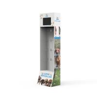 China Custom Cardboard Display Stands Peg Hook Display Rack For Pet Products for sale