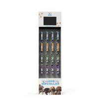 China Custom Cardboard Display Stands Peg Hook Display Rack For Pet Products for sale