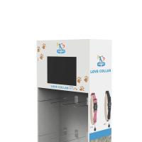 China Custom Cardboard Display Stands Peg Hook Display Rack For Pet Products for sale