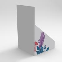 China Customized Countertop Stands Cardboard Facial Mask Display Stand For Retail Store for sale