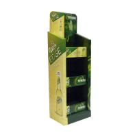 China Supermarket Cardboard Product Display Stand Canned Food Carton Display Stands Christmas for sale