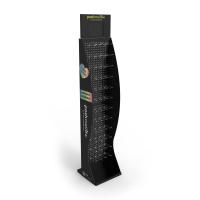 China PVC Cosmetic Eyeshadow Display Stand Pegboard Vendor Display for sale
