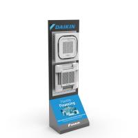 China Customizable Metal Display Stands Shopping Centre Display Stands Air Conditioning for sale