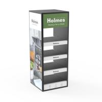 China Household Metal Display Stands Small Fan Appliance Floor Standing Display Stands for sale