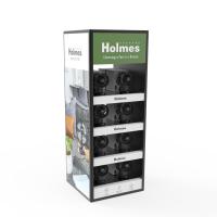 China Household Metal Display Stands Small Fan Appliance Floor Standing Display Stands for sale