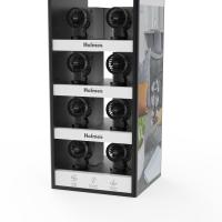 China Household Metal Display Stands Small Fan Appliance Floor Standing Display Stands for sale