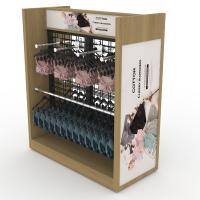 China Customizable Metal Wood Mixed Material Floor Display Stand For Supermarkets And Shopping Malls for sale