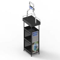 China Customizable Metal 4-Layer Laminated Whiskey Display Rack Suitable For Stores for sale