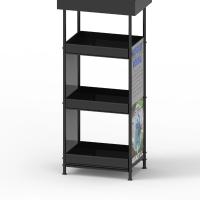 China Customizable Metal 4-Layer Laminated Whiskey Display Rack Suitable For Stores for sale