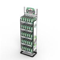 China Custom Beer Display Stand Sparkling Drinks Metal Display Stand For Liquor Store for sale