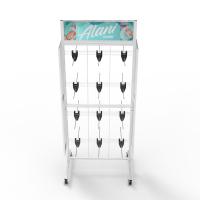China Supermarkets Snack Metal Display Stands Customizable Fast Food Metal Display Rack for sale