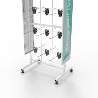 China Supermarkets Snack Metal Display Stands Customizable Fast Food Metal Display Rack for sale