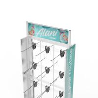 China Supermarkets Snack Metal Display Stands Customizable Fast Food Metal Display Rack for sale