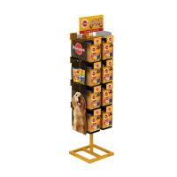 China Pet Food Wooden Holder Stand Customized Colors Made Of Metal for sale