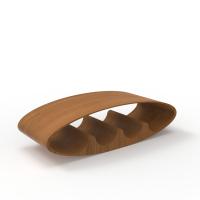 China Displaying Wooden Wine Racks Countertop Wine Bottle Holder Stand for sale
