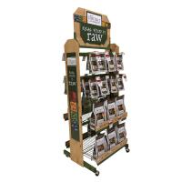 China Customized Wooden Racks For Shop Displays Logo And Size Options Available for sale