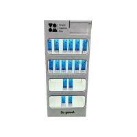 China Rectangle Counter Top Acrylic Display Rack LED Display Rack For Vape Products for sale