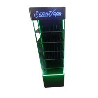 China Floor Mounted Top Acrylic Display Rack LED Display Stand For Electronic Products for sale