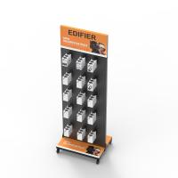 China Customizable Mobile Phone Accessories Metal Rolling Display Rack For Shops And Shopping Centers for sale