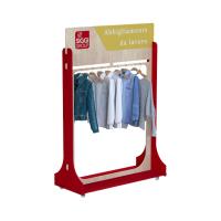 China Custom Plywood Display Rack For Clothing Stores, Clothing And Accessory Display for sale