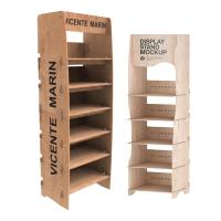 China Customizable Electronic Product Display Racks Plywood Shelves For Commercial Supermarkets for sale