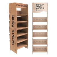 China Customizable Electronic Product Display Racks Plywood Shelves For Commercial Supermarkets for sale