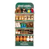 China Customizable Movable and Rotating Wooden Display Racks for Plywood Toy Stand for Retail Stores Supermarkets Toy Stores for sale