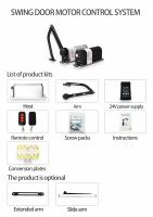China Side Mounted Swing Gate Openers Brushless DC Motor Waterproof For Office Public Access for sale