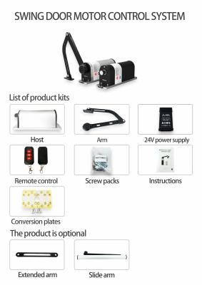 China Side Mounted Swing Gate Openers Brushless DC Motor Waterproof For Office Public Access for sale