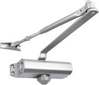 China Commercial Door Closer Heavy Duty Automatic Door Closer Spring Hydraulic Silver Aluminium for sale