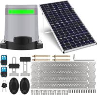 China 110-240V Automatic Gate Motor With Solar Energy Built In Lithium Battery For Energy Saving for sale