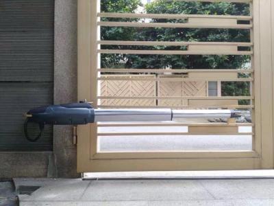 China Smart Swing Gate Motor Double Arm DC 24V Safe For House Security Systems for sale
