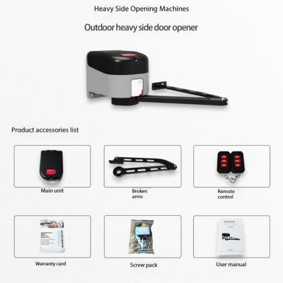 China Heavy-Duty Swing Door Opener with 350KG Load-Bearing and DC Brushless Motor - Customizable LOGO Automatic Gate Motor for sale