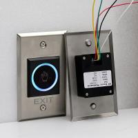 China Stainless Steel DC12V Infrared Sensor Door Switch with IP55/IP65 Protection for Hygienic No-Touch Exit Control for sale