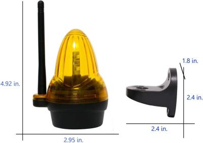 China IP65 Waterproof Ultra-Bright LED Warning Beacon with 12V/110V/220V Wide Voltage for Automatic Gates and Security Alarms for sale