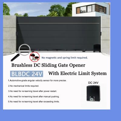 China Industrial Automatic Sliding Gate Motor Kit with IP65 Waterproof Brushless Motor and Variable Speed Control for 2000kg Gates for sale