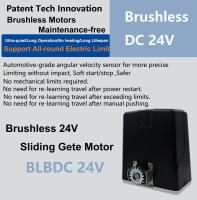 China Automatic Sliding Gate Motor with 24V BLDC Brushless Motor Electronic Limit Control for 24/7 Continuous Operation for sale