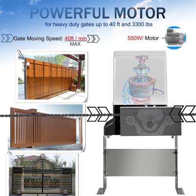 China Automatic Gate Opener with 600kg Max Gate Weight IP65 Waterproof and 12m/min Load Speed Sliding Door Motor for sale